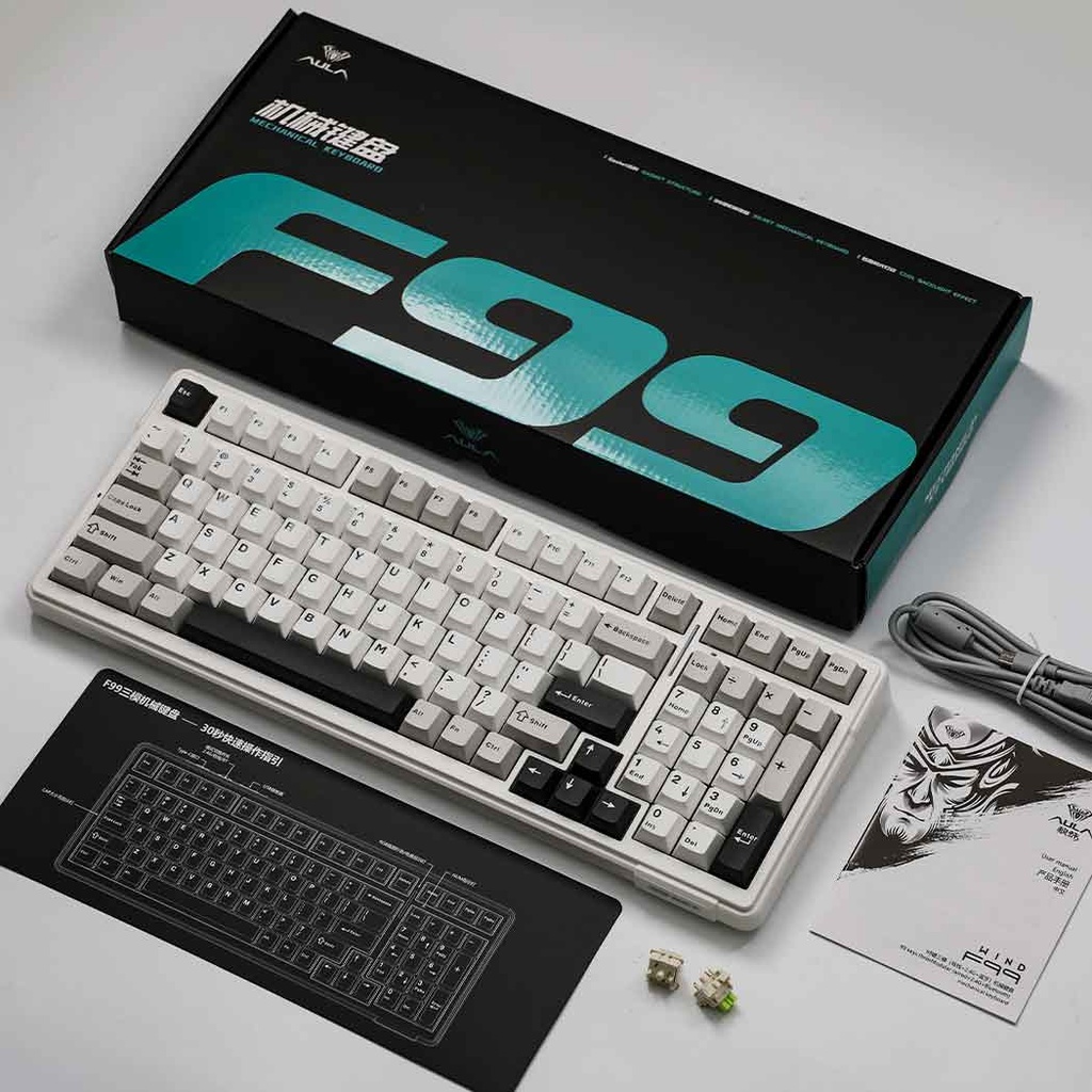 AULA F99 Wireless Keyboard | Gear Studio | PC Gaming Accessories | Cambodia AULA F99 Wireless Keyboard | Gear Studio | PC Gaming Accessories | Cambodia